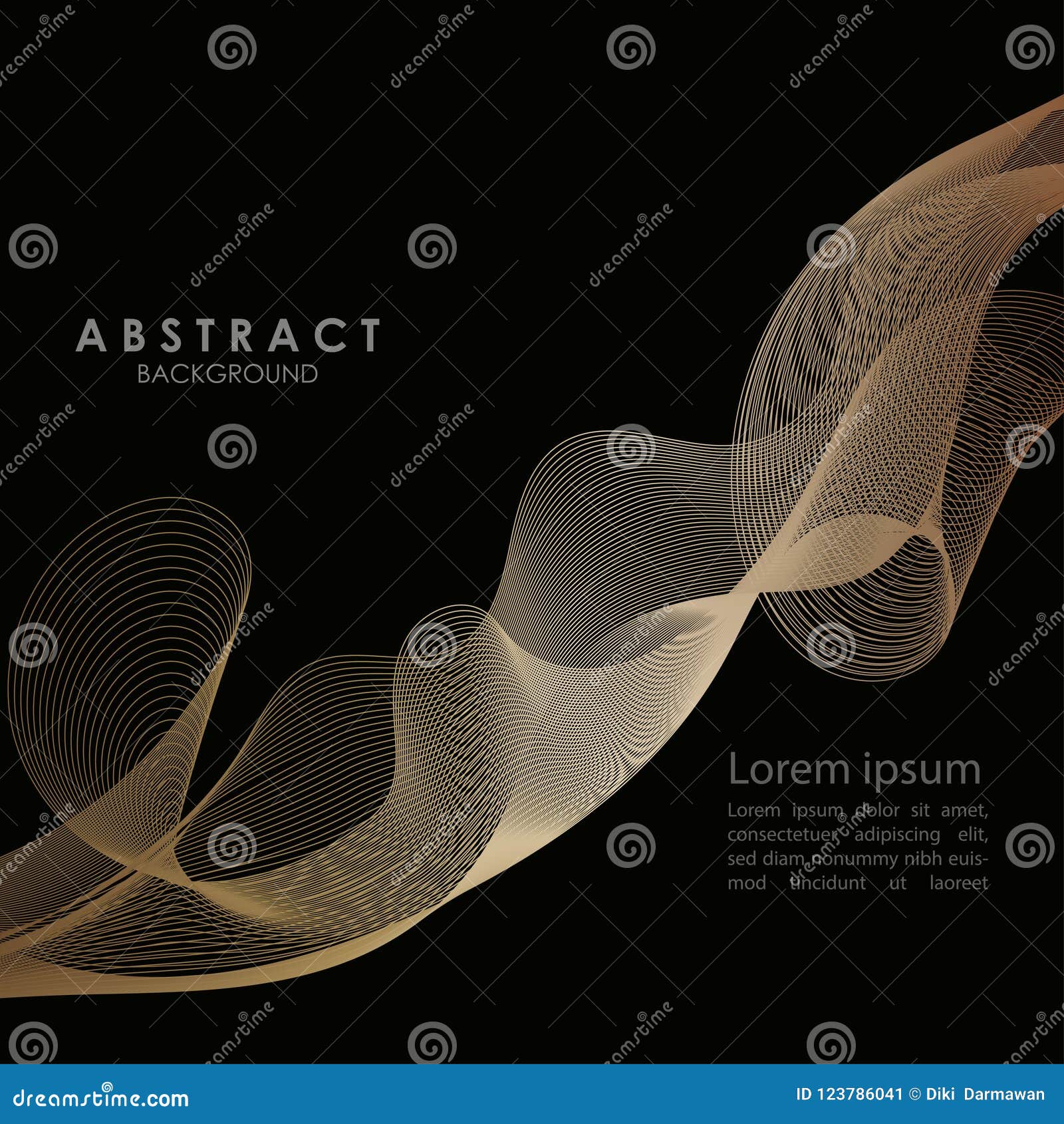 Modern Abstract Wave Template Vector Seamless Background Design Eps 10 ...