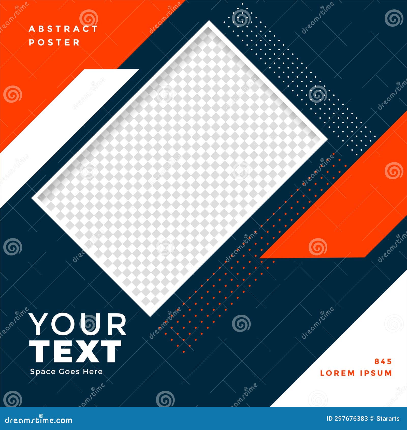 Modern and Abstract Web Frame Ads Background with Image Space Stock ...