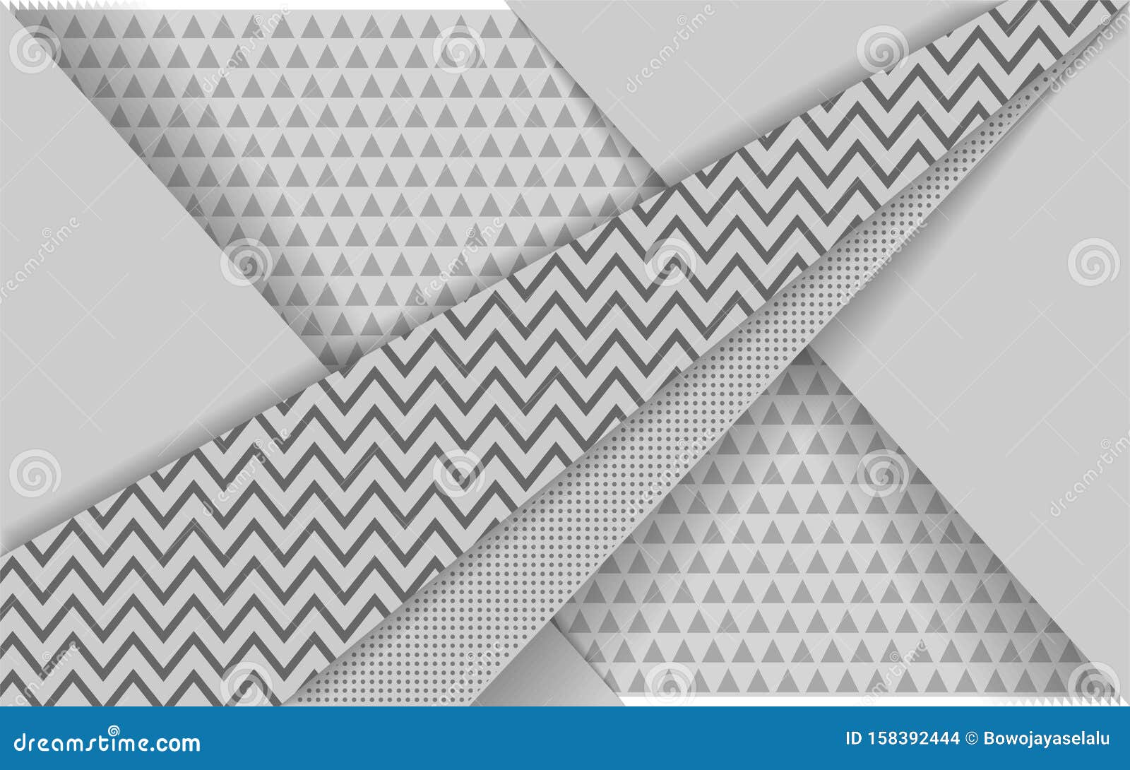 Modern Abstract White Background with Triangle and Dot Shape Stock ...