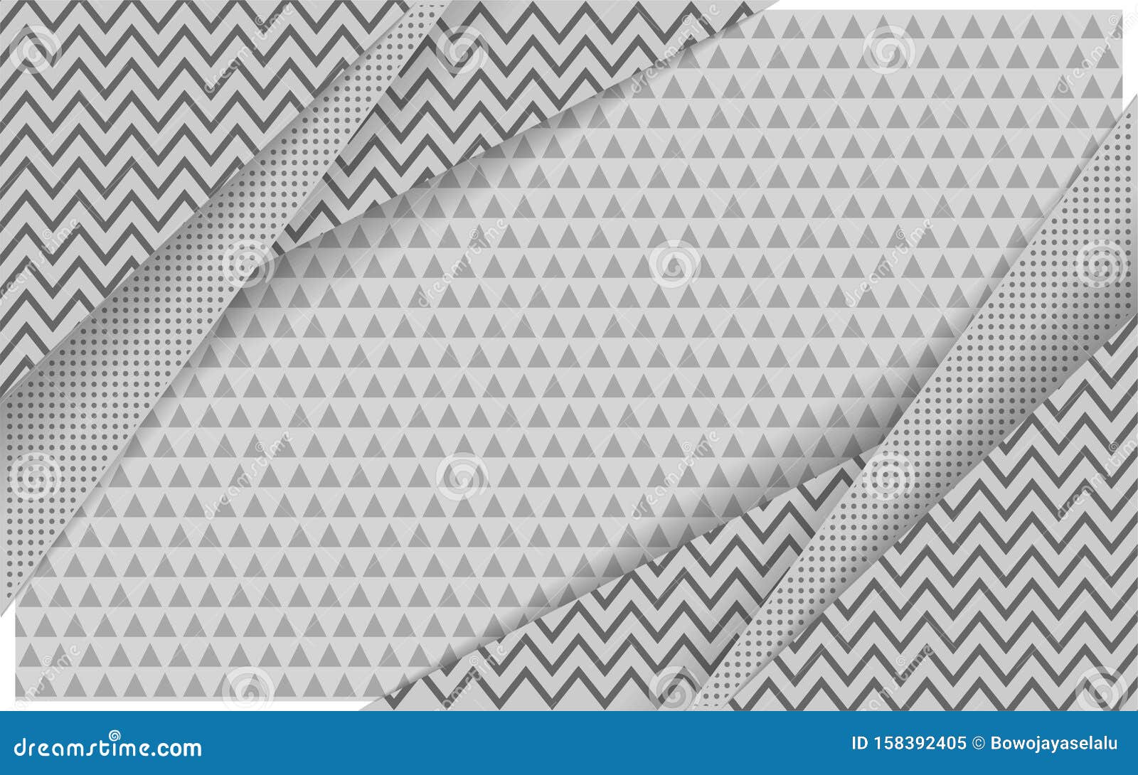 Modern Abstract White Background with Triangle and Dot Shape Stock ...