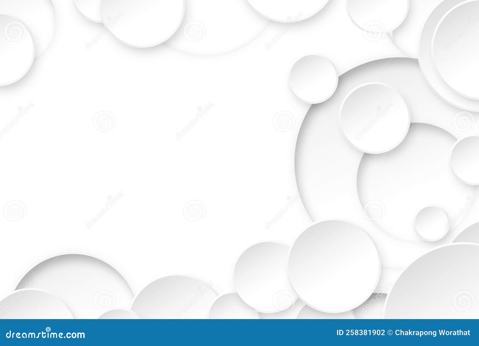 Modern Abstract White Circle Background. Luxury and Geometric Shape ...