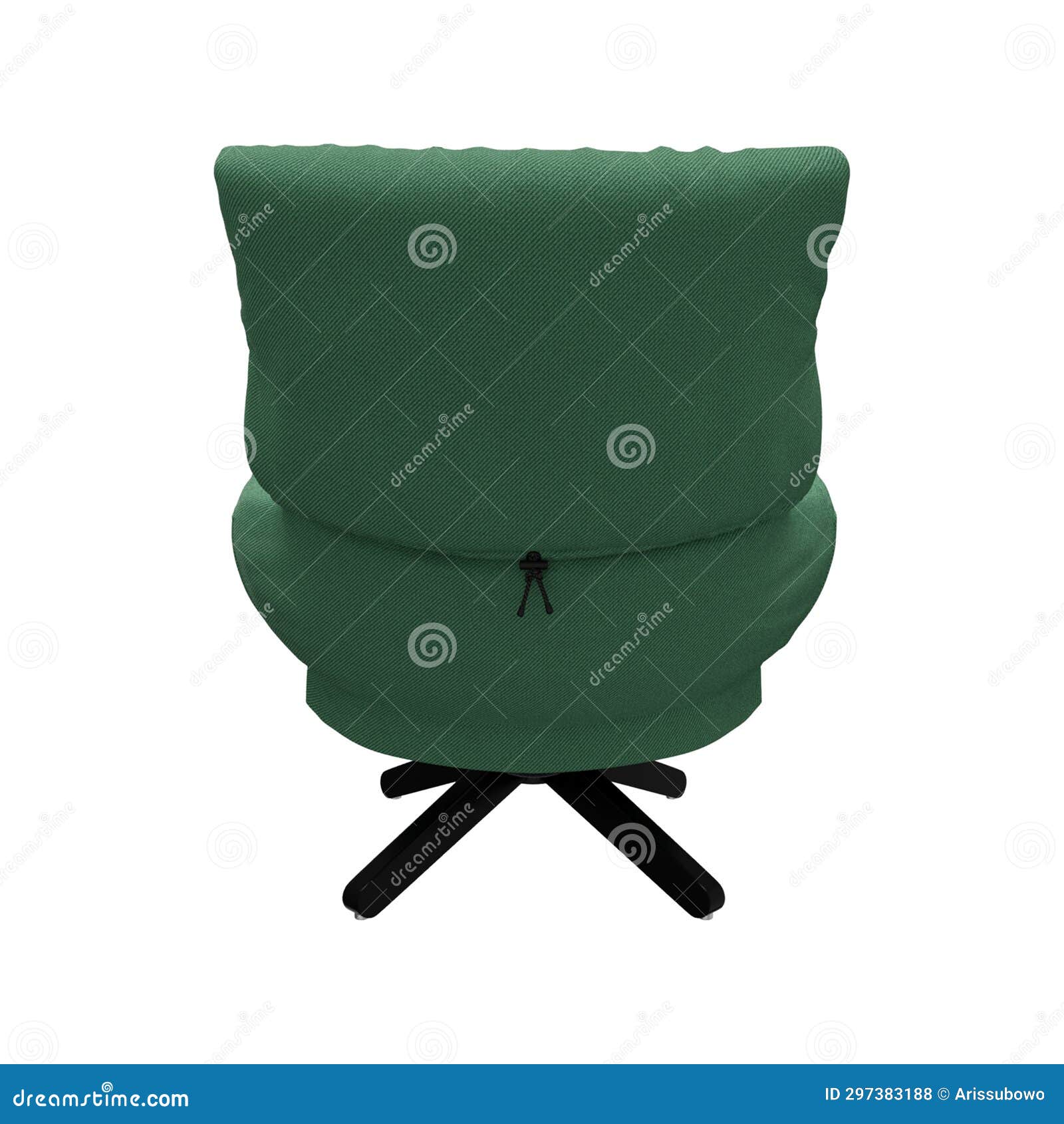 Modern Accent Chairs Front View 3 D Rendering. High Quality Transparent ...