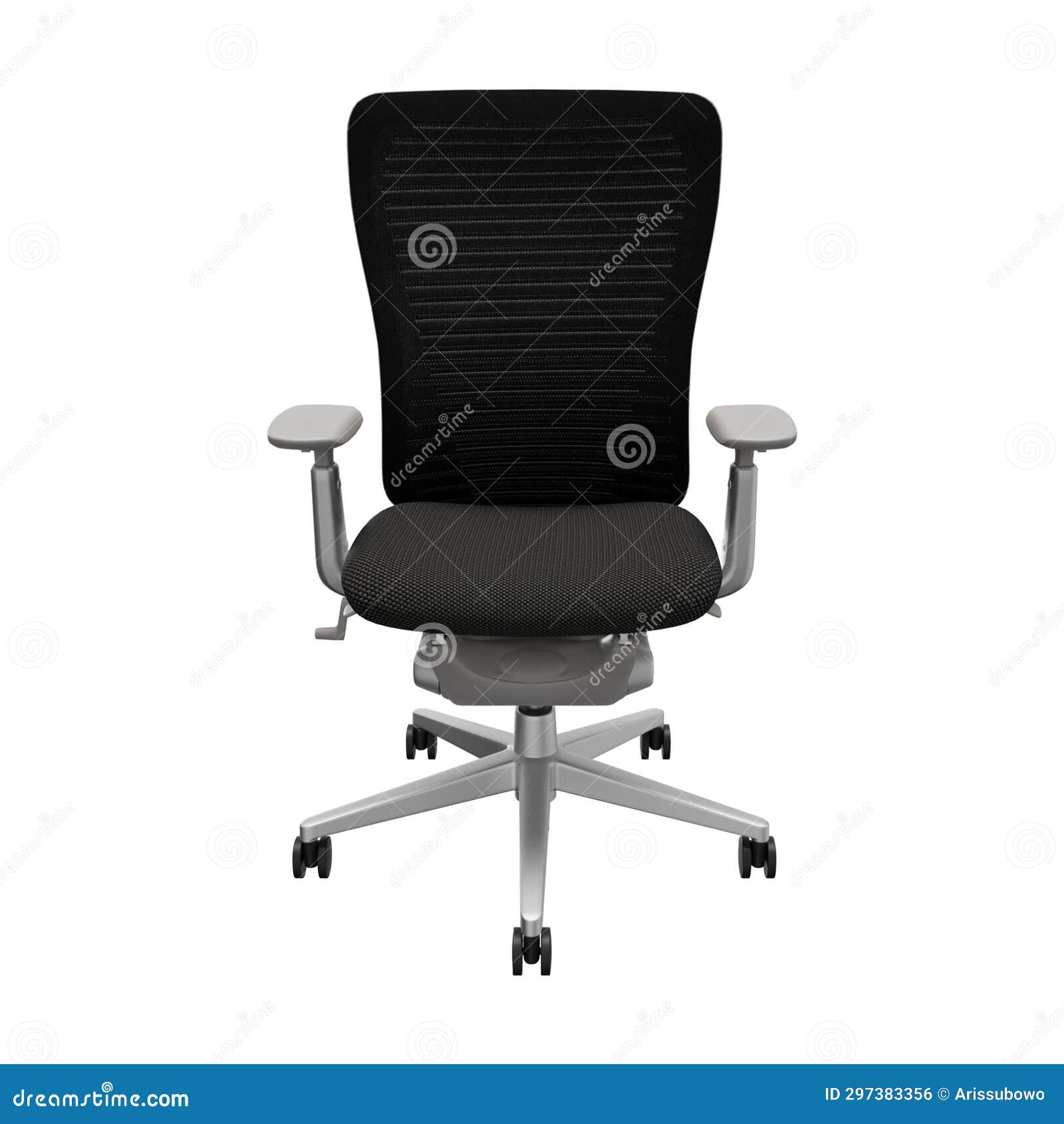 Modern Accent Chairs Front View 3 D Rendering. High Quality Transparent ...