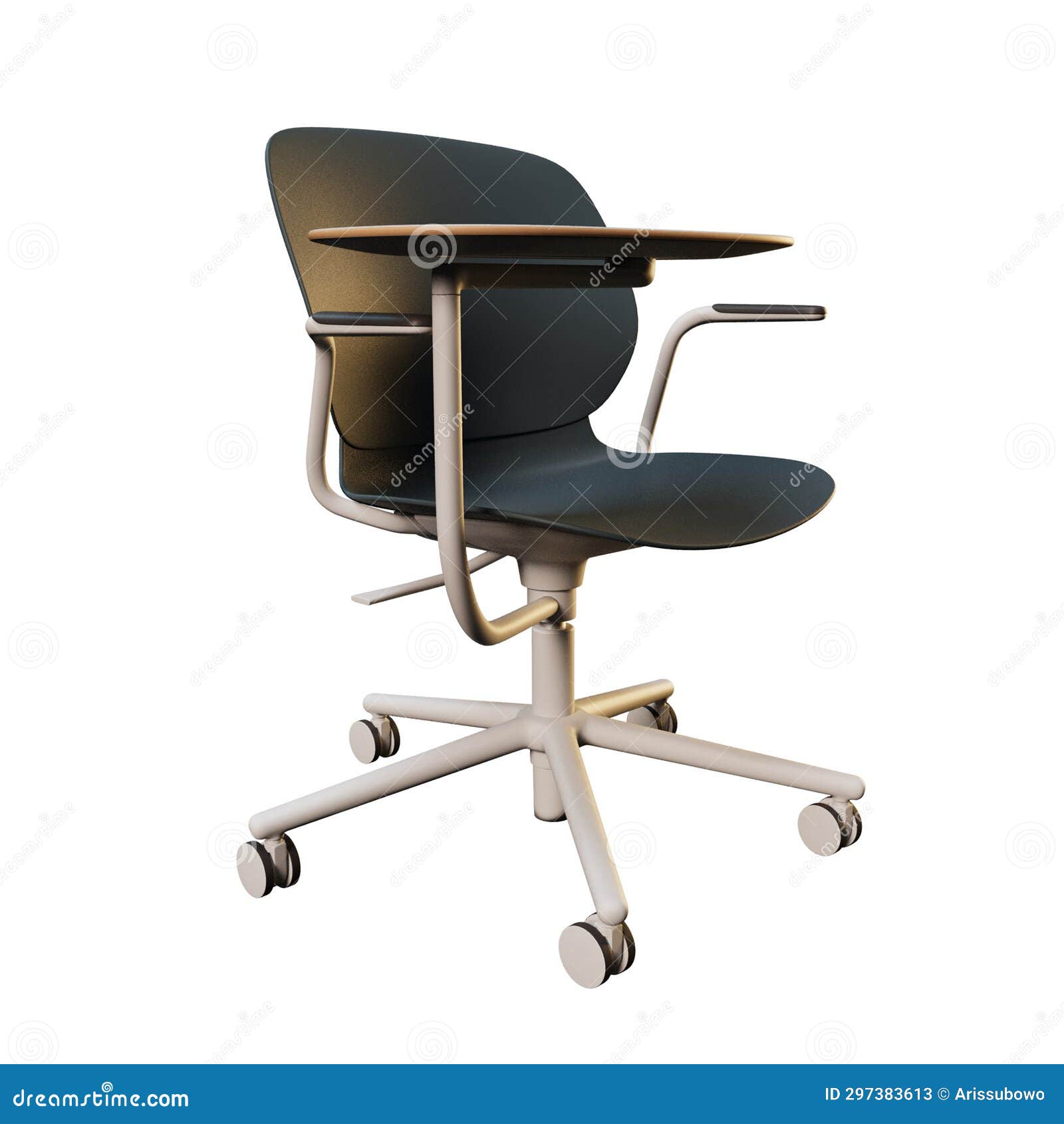 Modern Accent Chairs Front View 3 D Rendering. High Quality Transparent ...