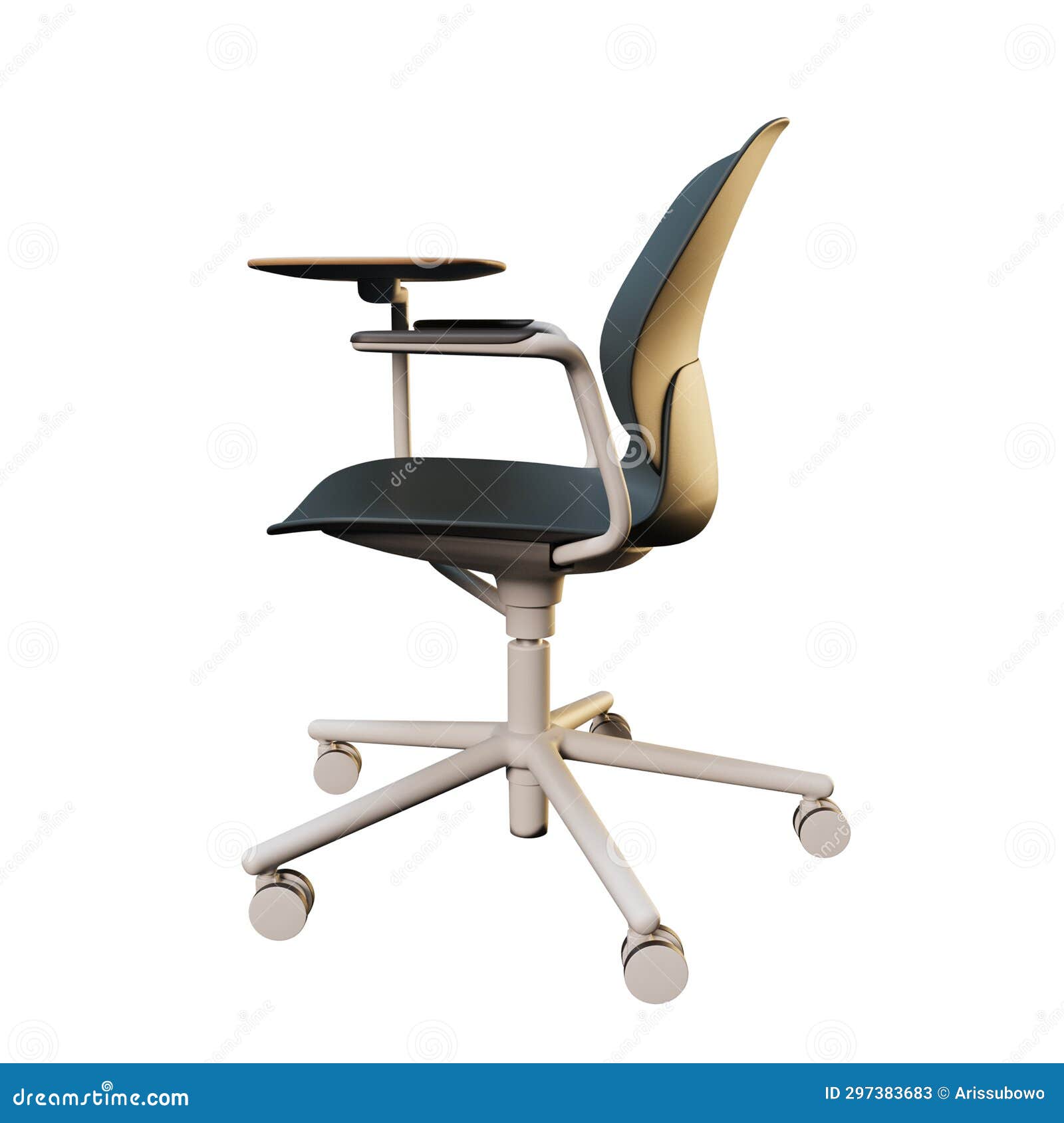 Modern Accent Chairs Front View 3 D Rendering. High Quality Transparent ...