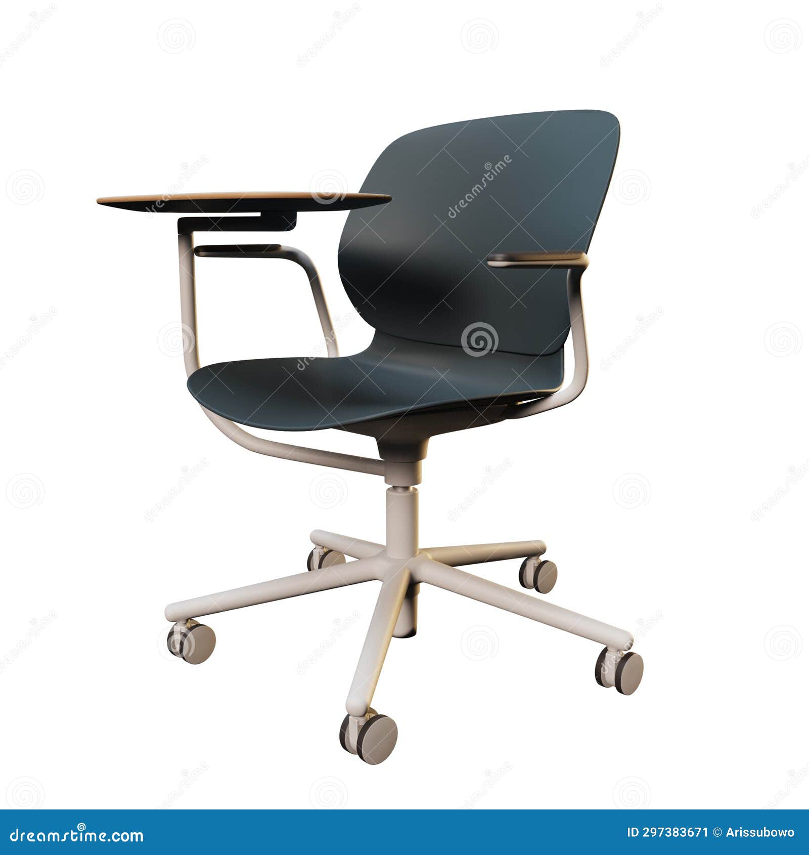 Modern Accent Chairs Front View 3 D Rendering. High Quality Transparent ...