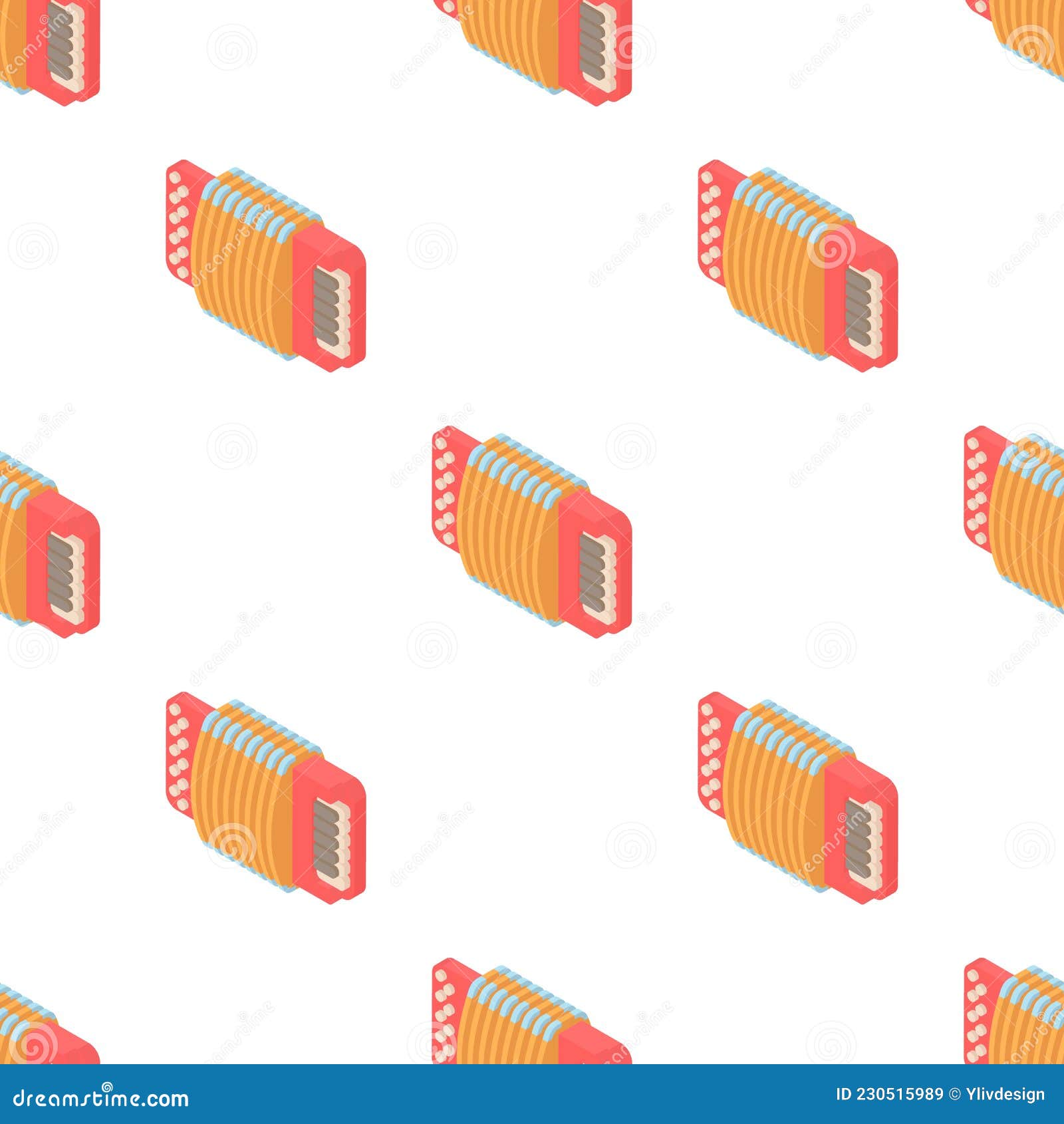 Modern Accordion Pattern Seamless Vector Stock Vector - Illustration of ...