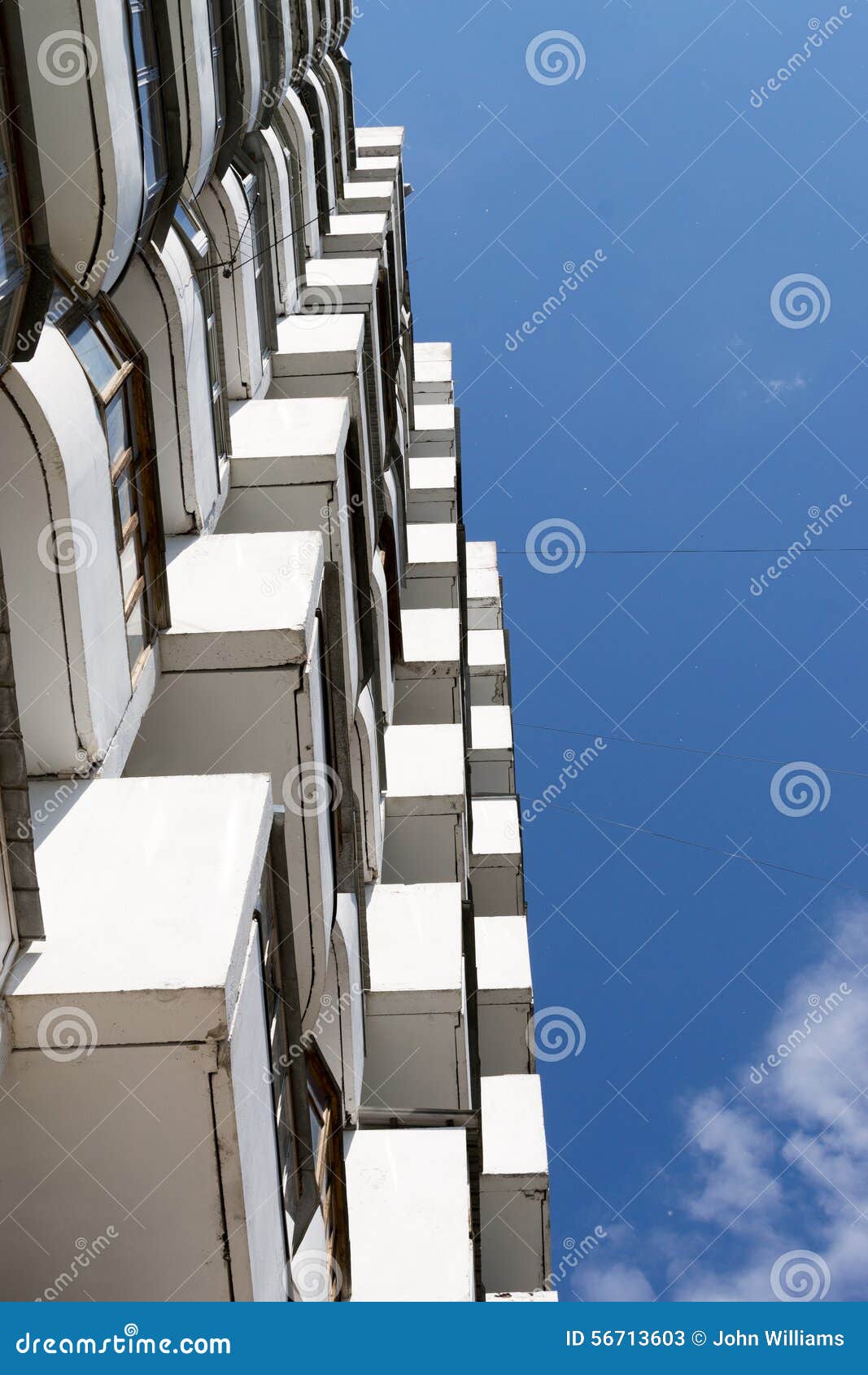 Modern Acute Angle High Rise Modern Building Stock Image - Image of ...