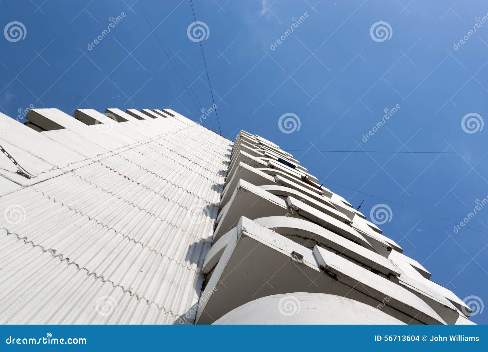 Modern Acute Angle High Rise Modern Building Stock Photo - Image of ...