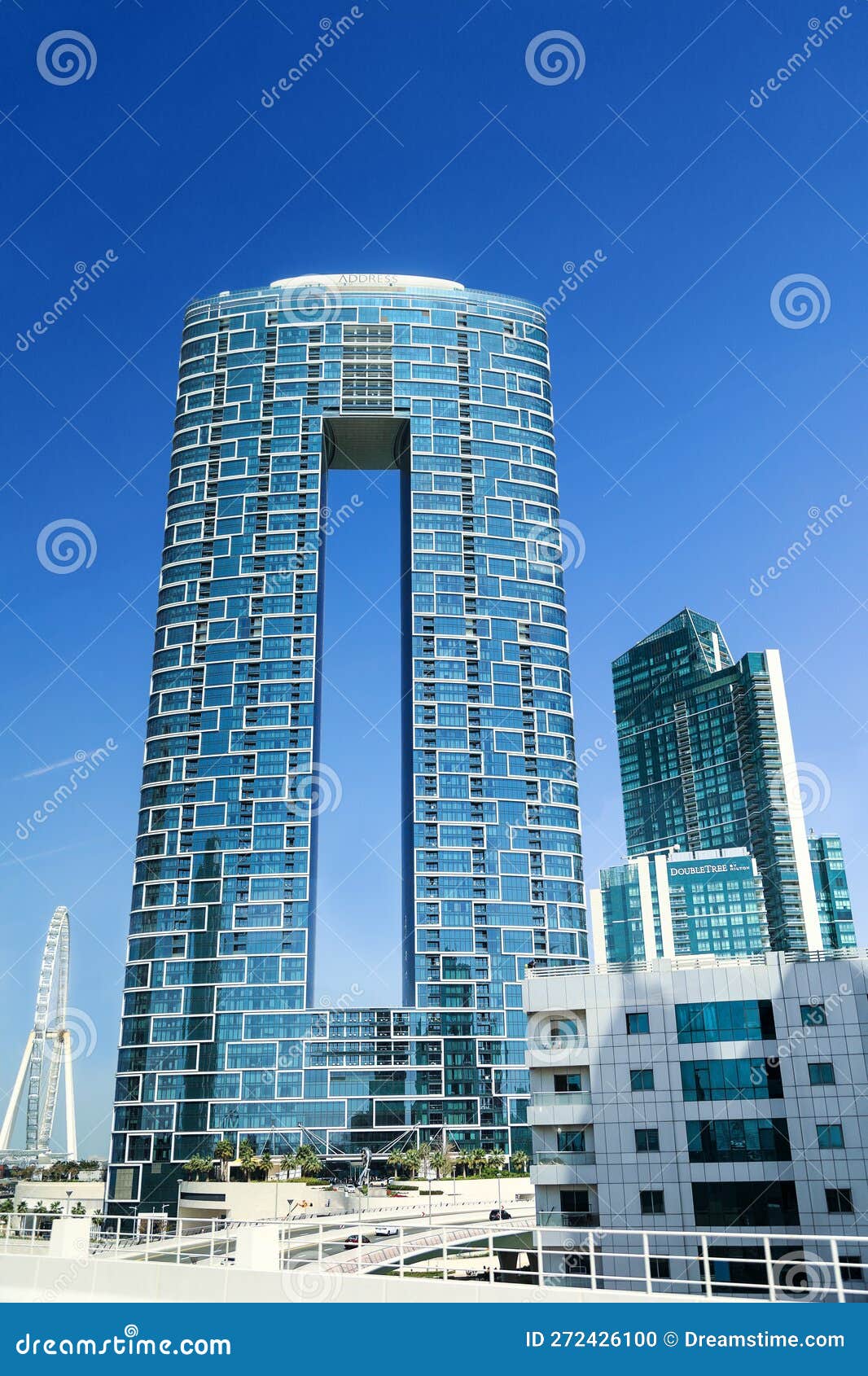 The Modern Address Beach Resort Building with a Hole in the Middle in ...