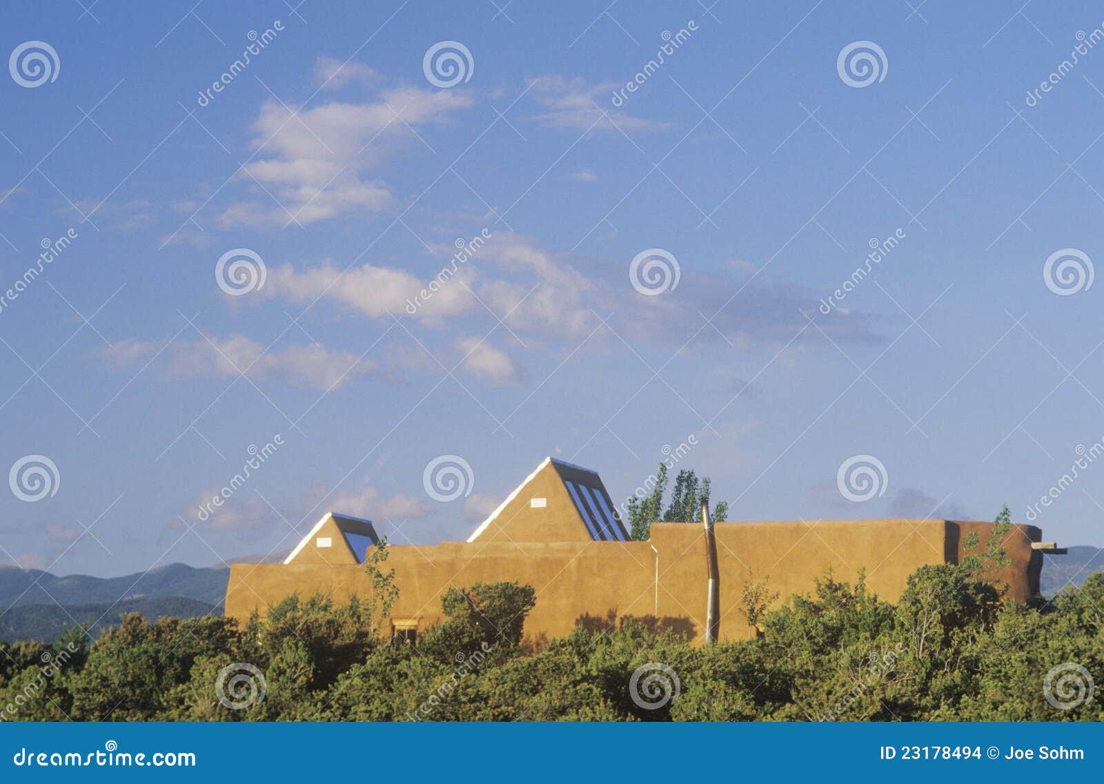 Modern and adobe house stock photo. Image of dwelling - 23178494
