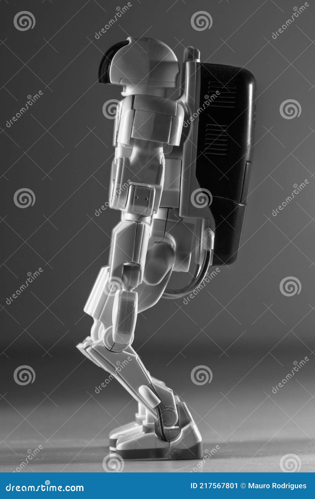 Autonomous robot toy stock image. Image of information - 217567801