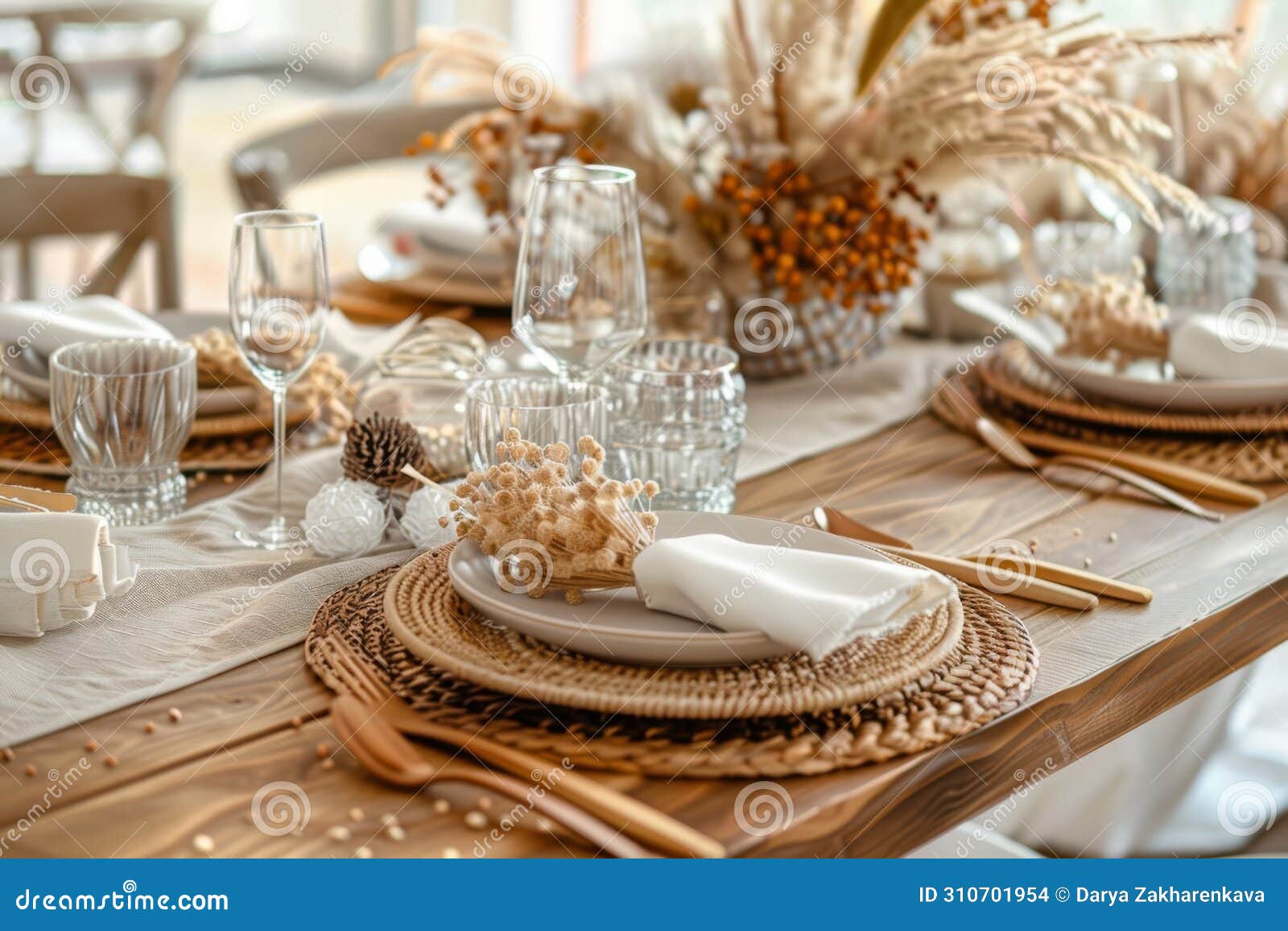 Modern Aesthetic Table Setting Stock Photo - Image of sophisticated ...