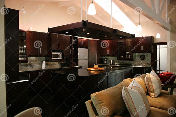 Modern African Interior Kitchen Stock Image - Image of furniture ...