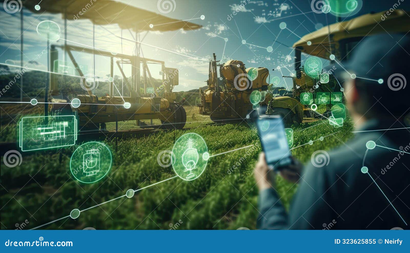 Agricultural Technology, Futuristic Dairy Farm With State-of-the-art ...