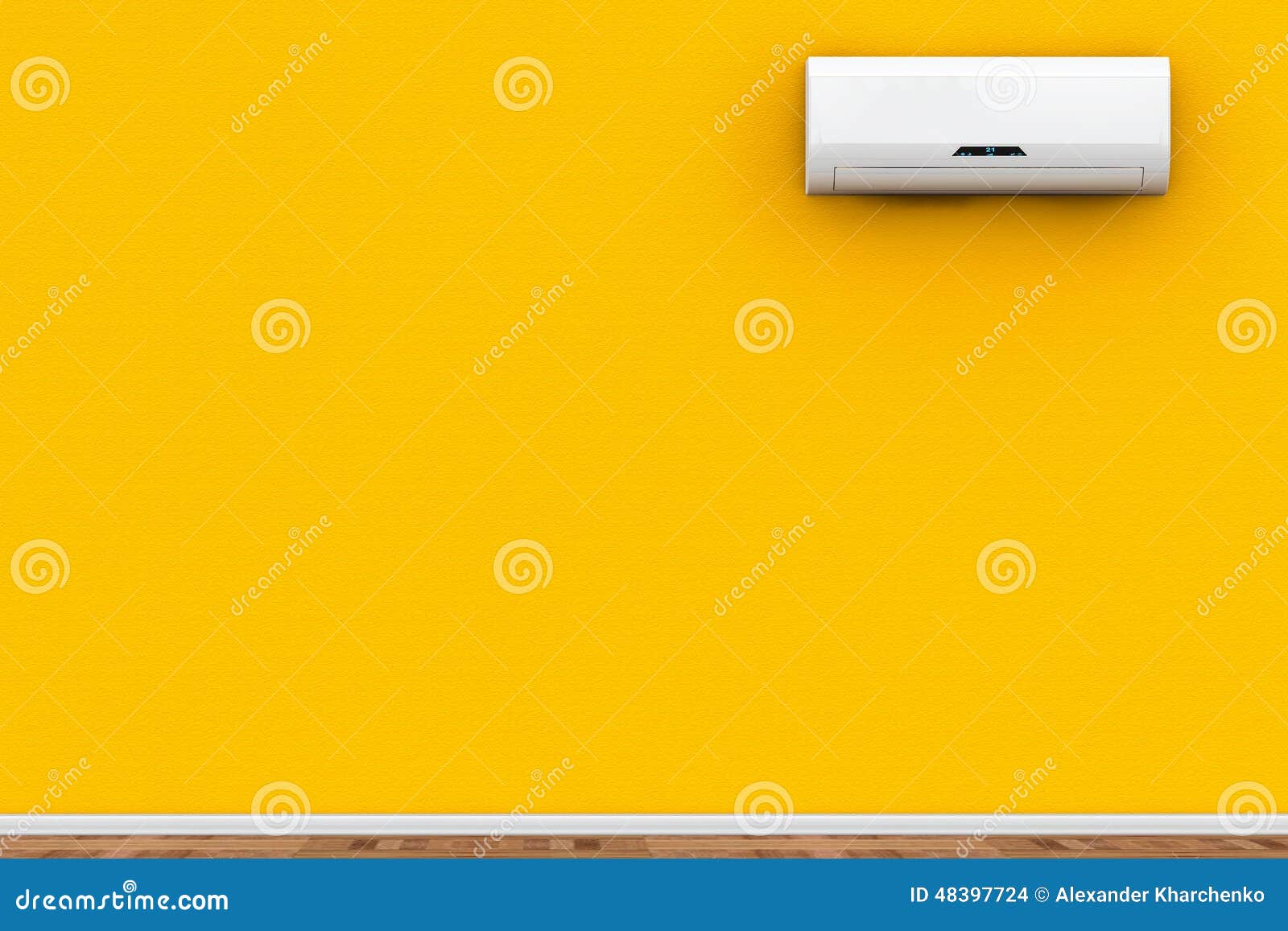 Modern air conditioner stock photo. Image of cold, climate - 48397724