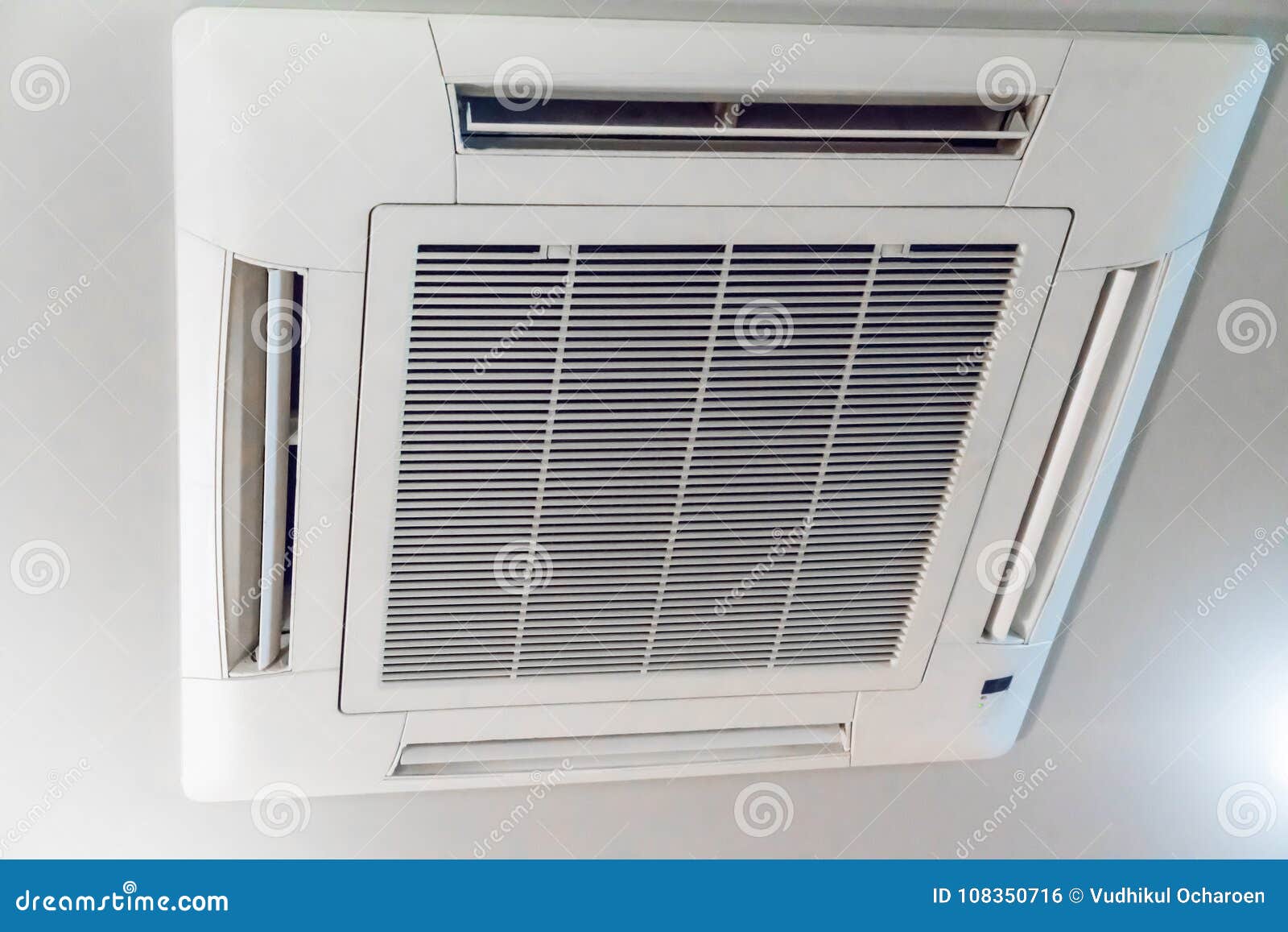 Modern Air Conditioning System Installed on the Ceiling Stock Photo ...