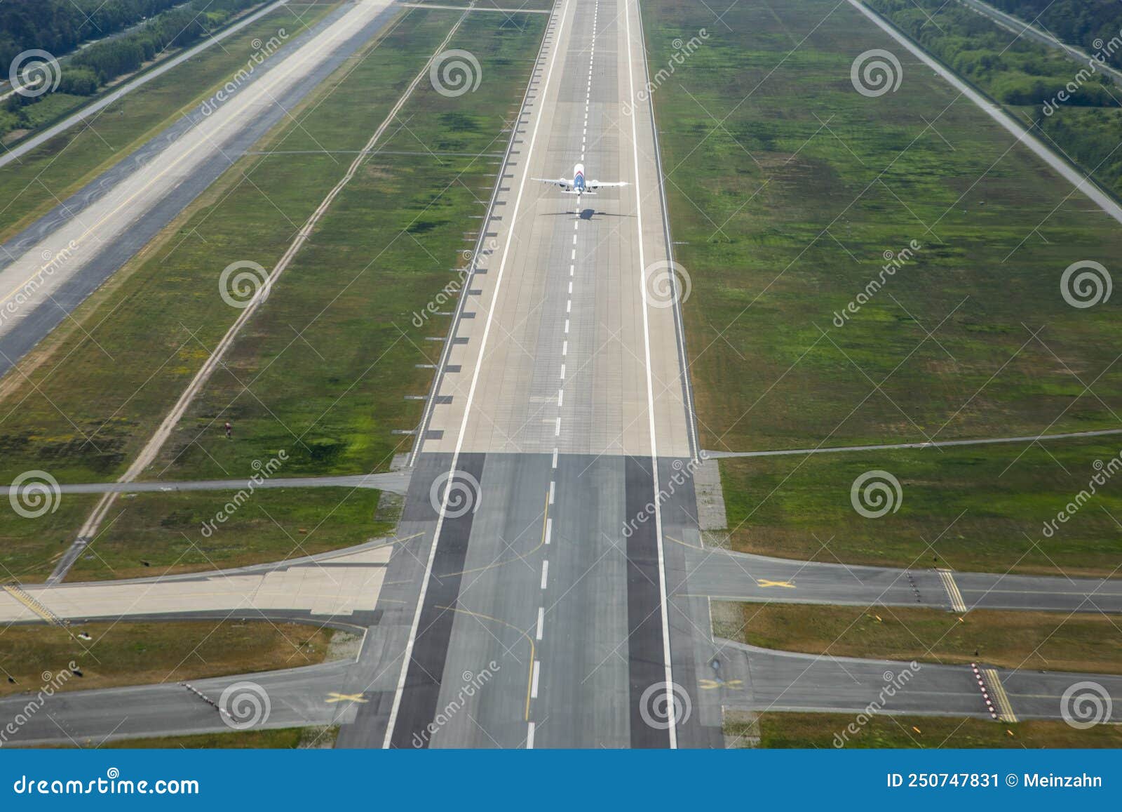 Modern Aircraft at Take Off at the Runway Editorial Photo - Image of ...