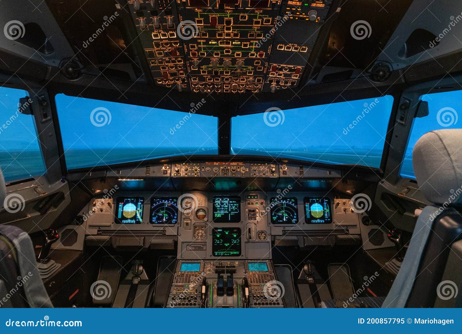 Modern Airplane Cockpit in a Full Flight Simulator - a State of the Art ...