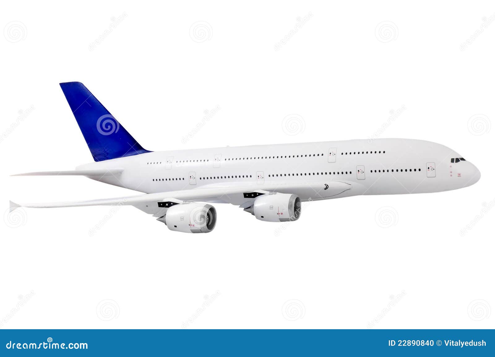 Modern airplane isolated stock photo. Image of aircraft - 22890840