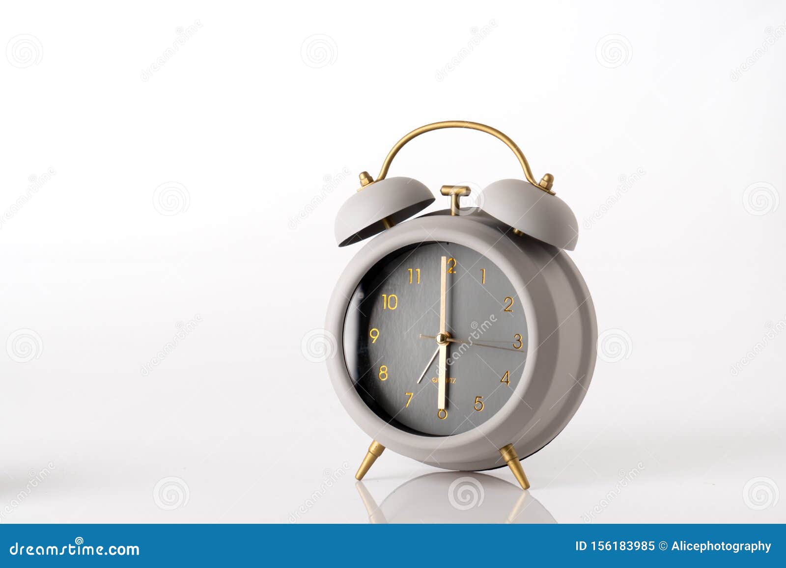 Modern Alarm Clock, Business Concept Time Management Stock Image ...
