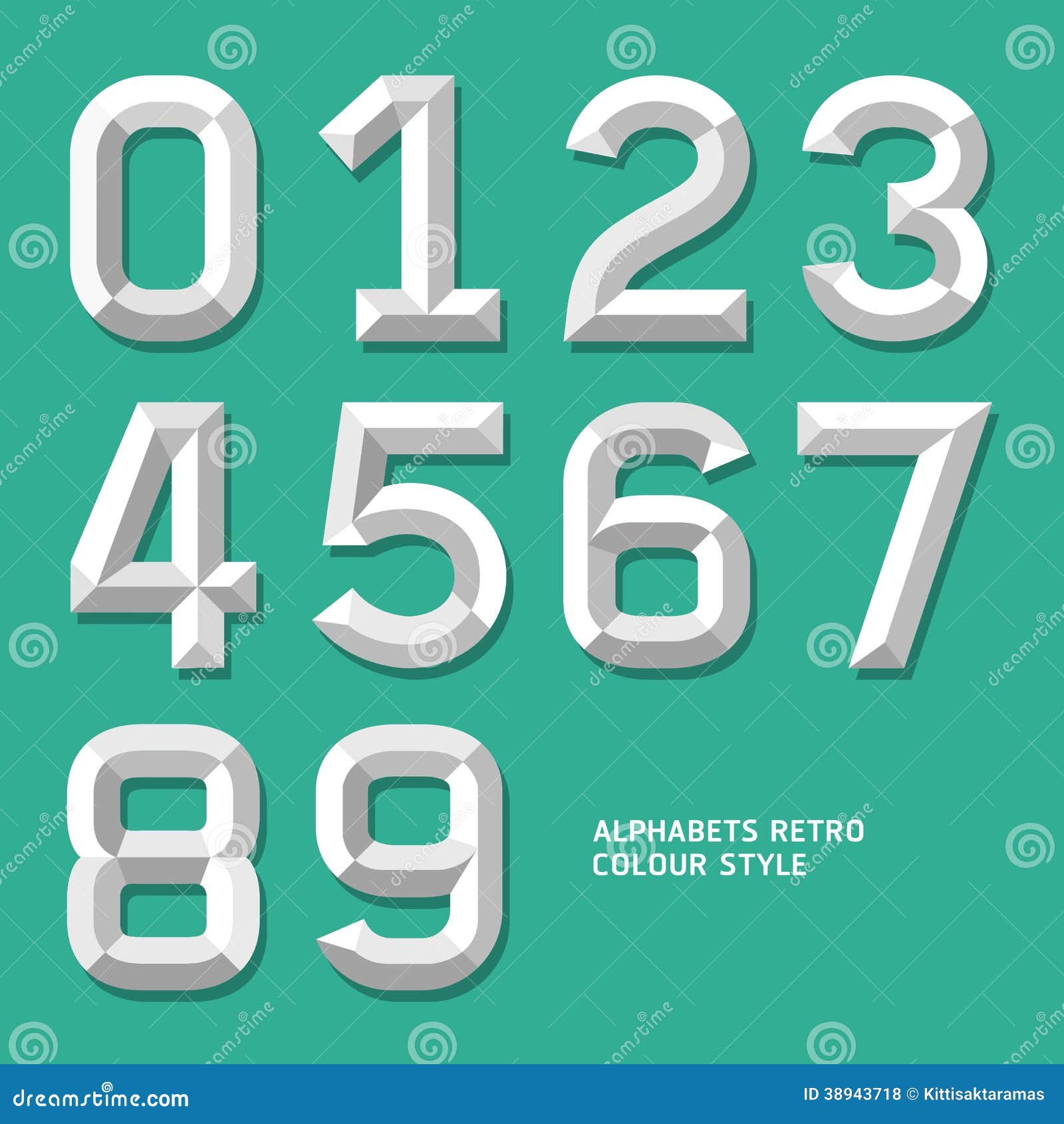 Alphabet Number Recycled Paper Craft Stock Photography | CartoonDealer ...