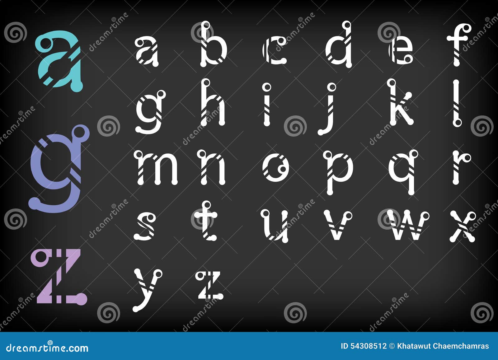 Modern Alphabetic Fonts Set Stock Vector - Illustration of event, flag ...