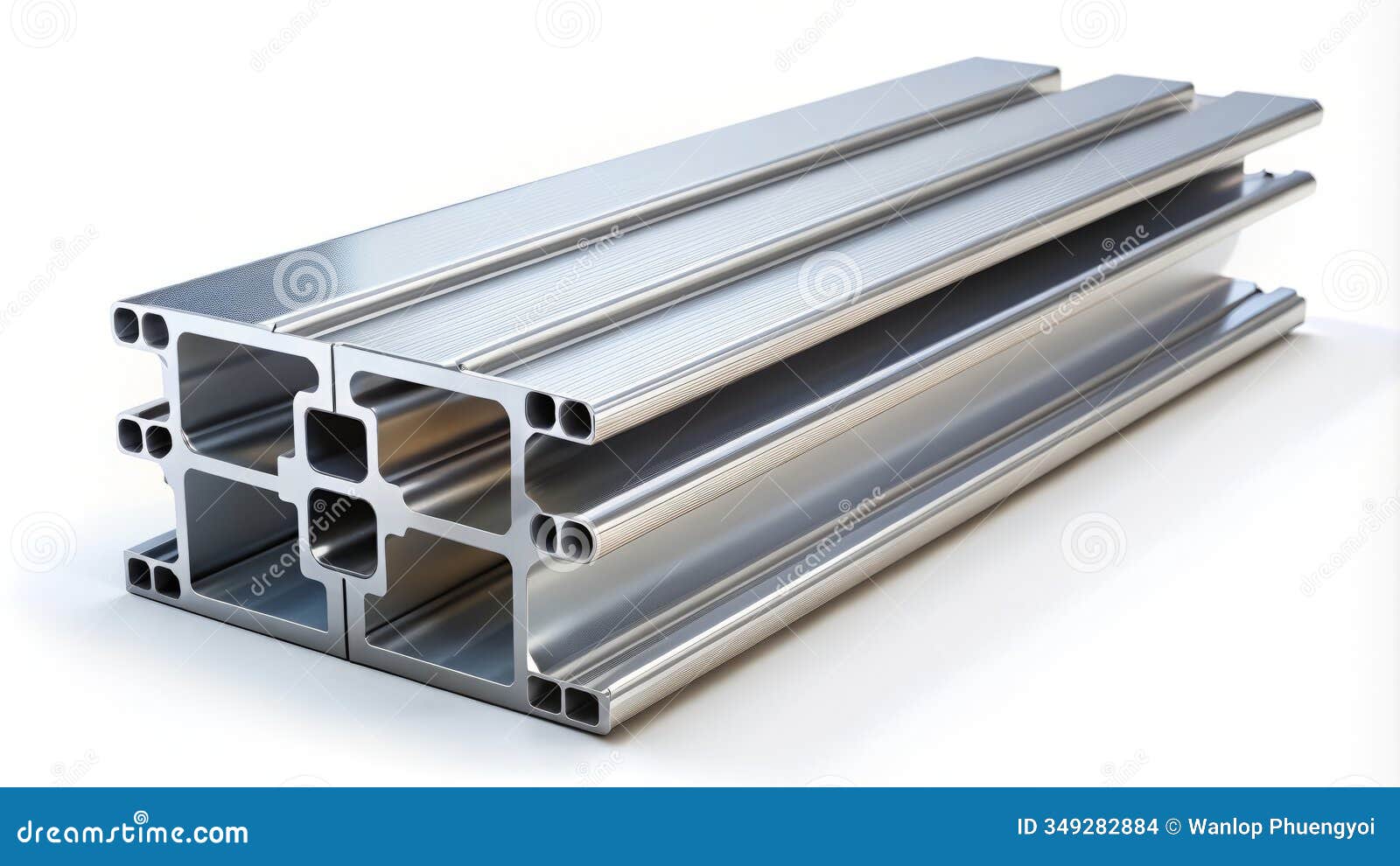 Aluminum Extrusions On Transparent Background Stock Photo ...