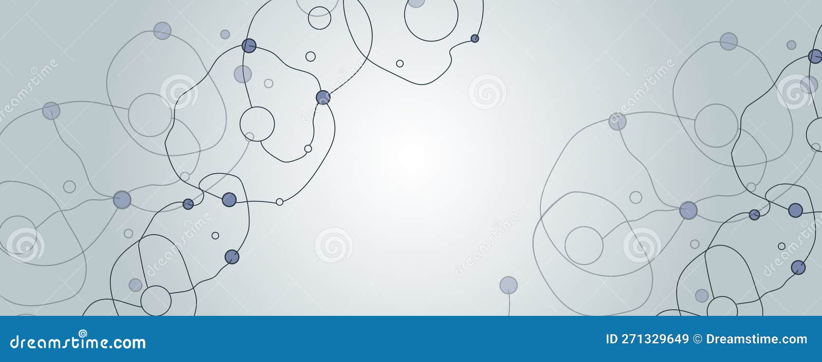 Modern Amoeba and Microorganisms Set. Vector Template Banners Stock ...