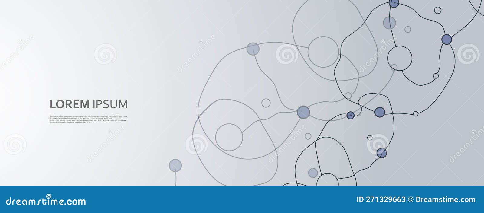 Modern Amoeba and Microorganisms Set. Vector Template Banners Stock ...