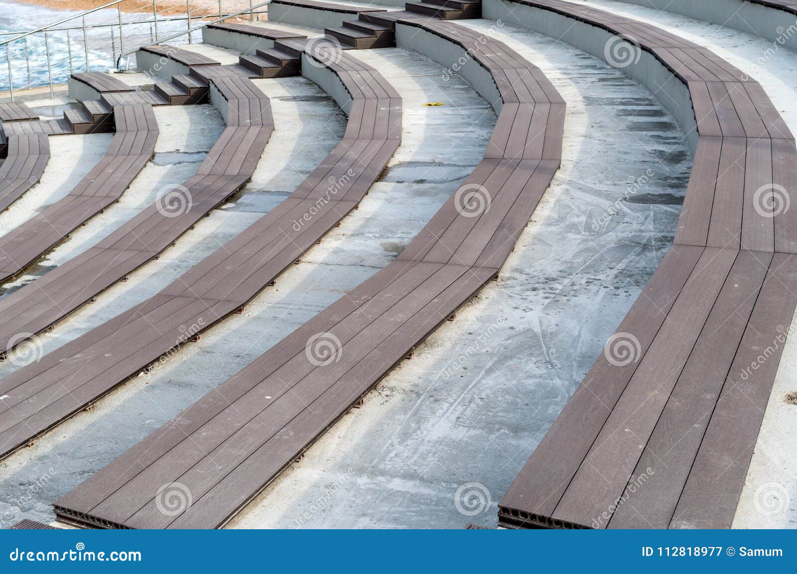 The Modern amphitheatre stock image. Image of concrete - 112818977