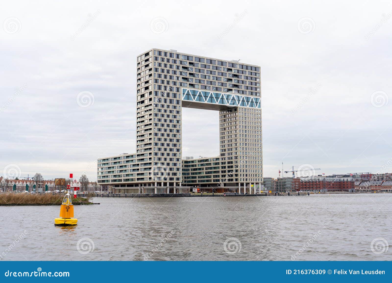 Modern Amsterdam Architecture Editorial Stock Image - Image of home ...
