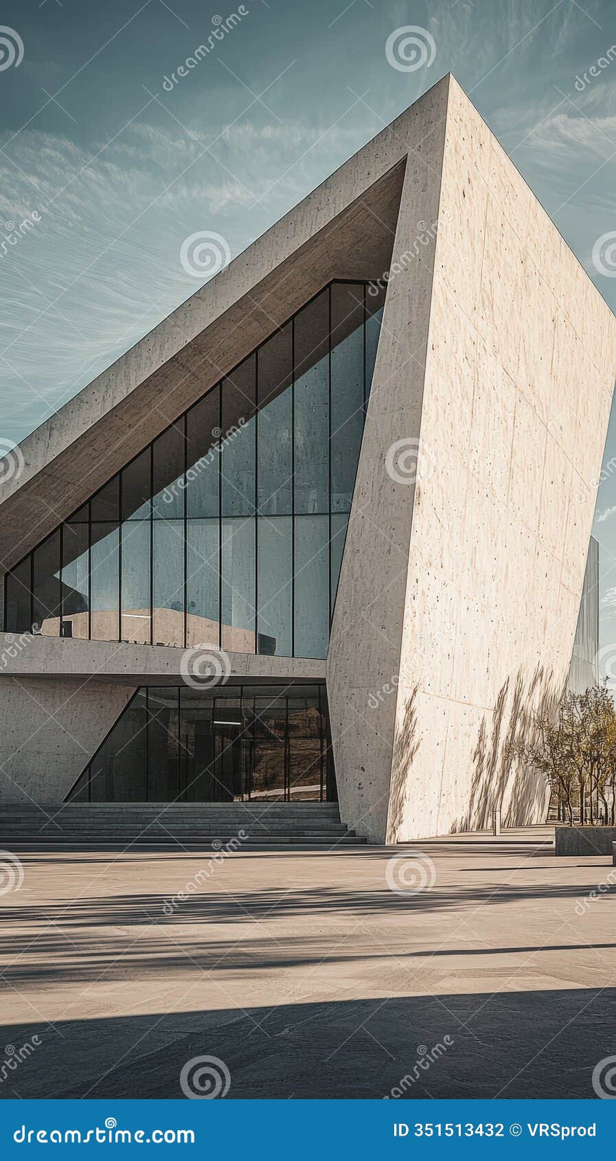 Modern Angular Architecture with Geometric Design Stock Photo - Image ...