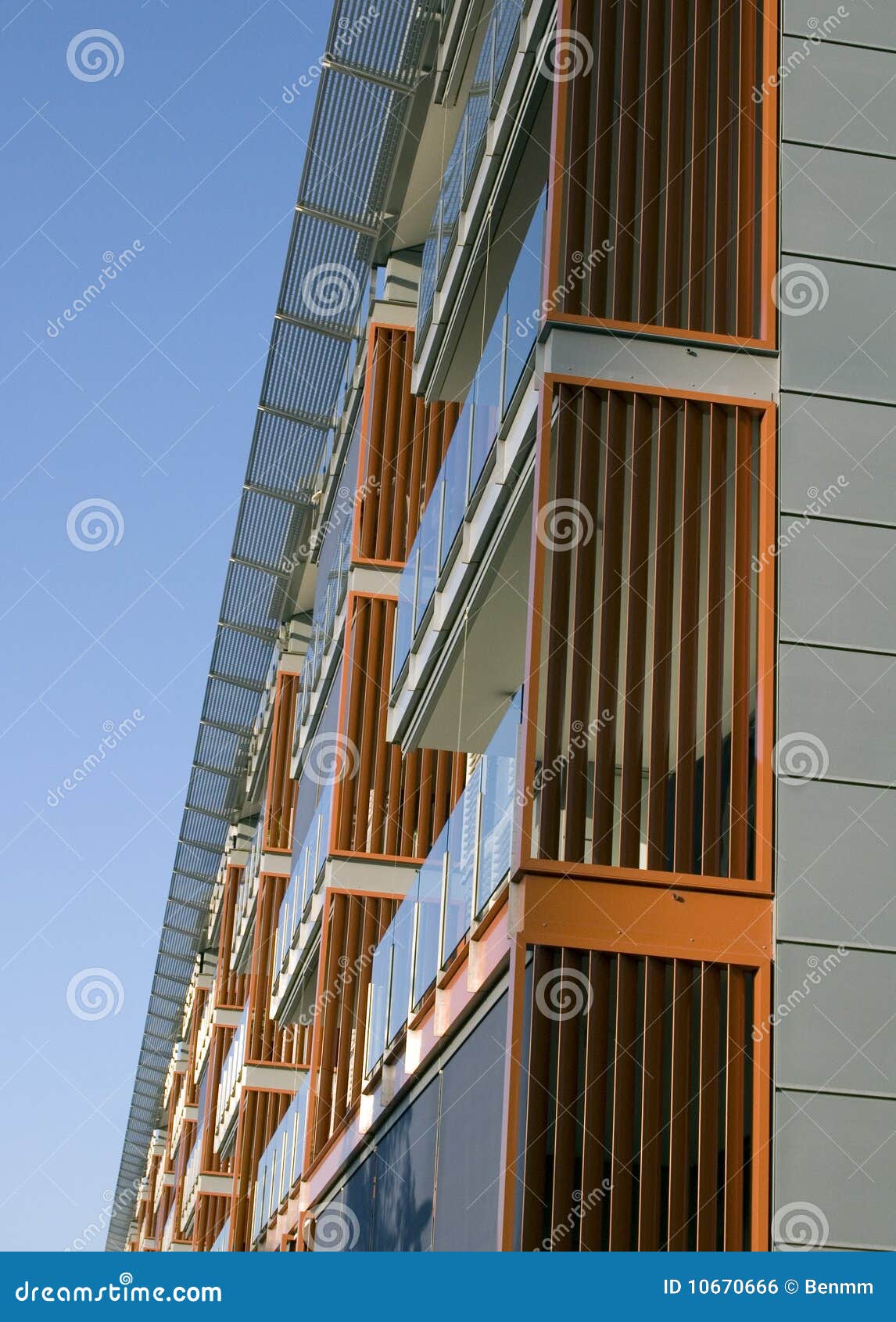 Modern Apartment Block Exterior Stock Photo - Image of outdoors ...