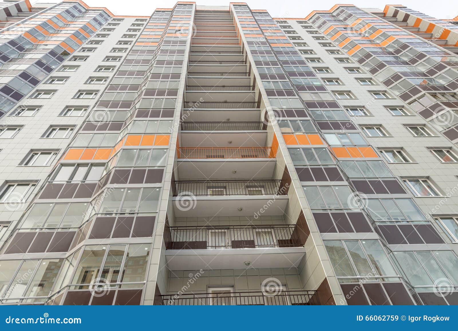 Modern Apartment Buildings in the New District of Moscow Stock Image ...