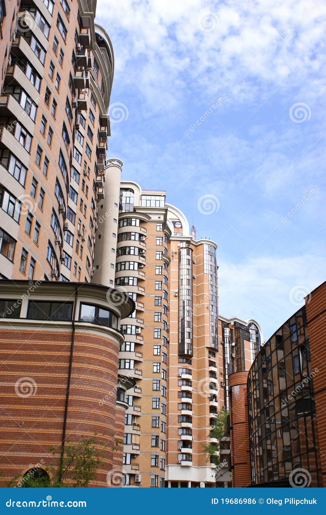 Modern apartment complex stock photo. Image of exterior - 19686986