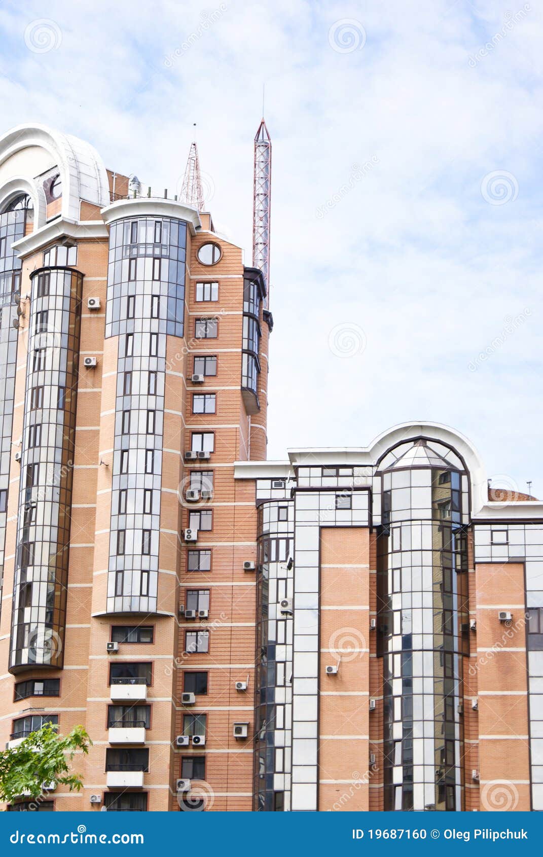 Modern apartment complex stock photo. Image of residence - 19687160