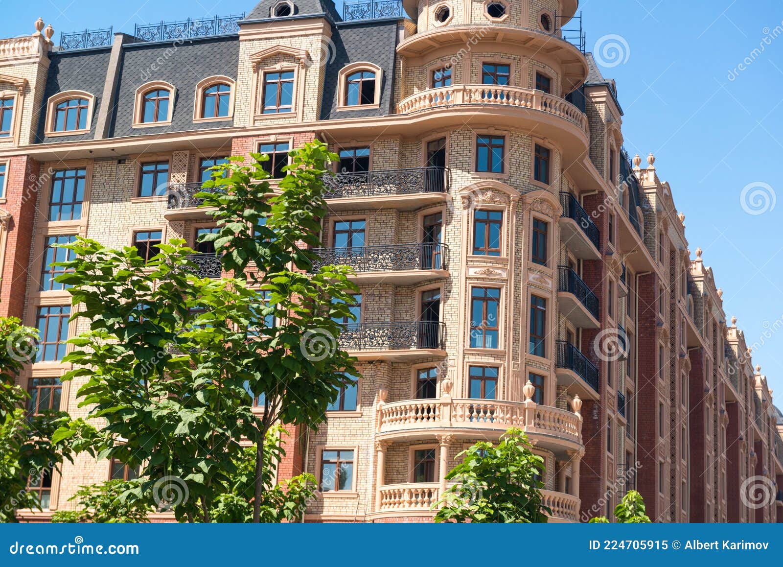 Modern Apartment Complex Design Stock Image - Image of housing, complex ...