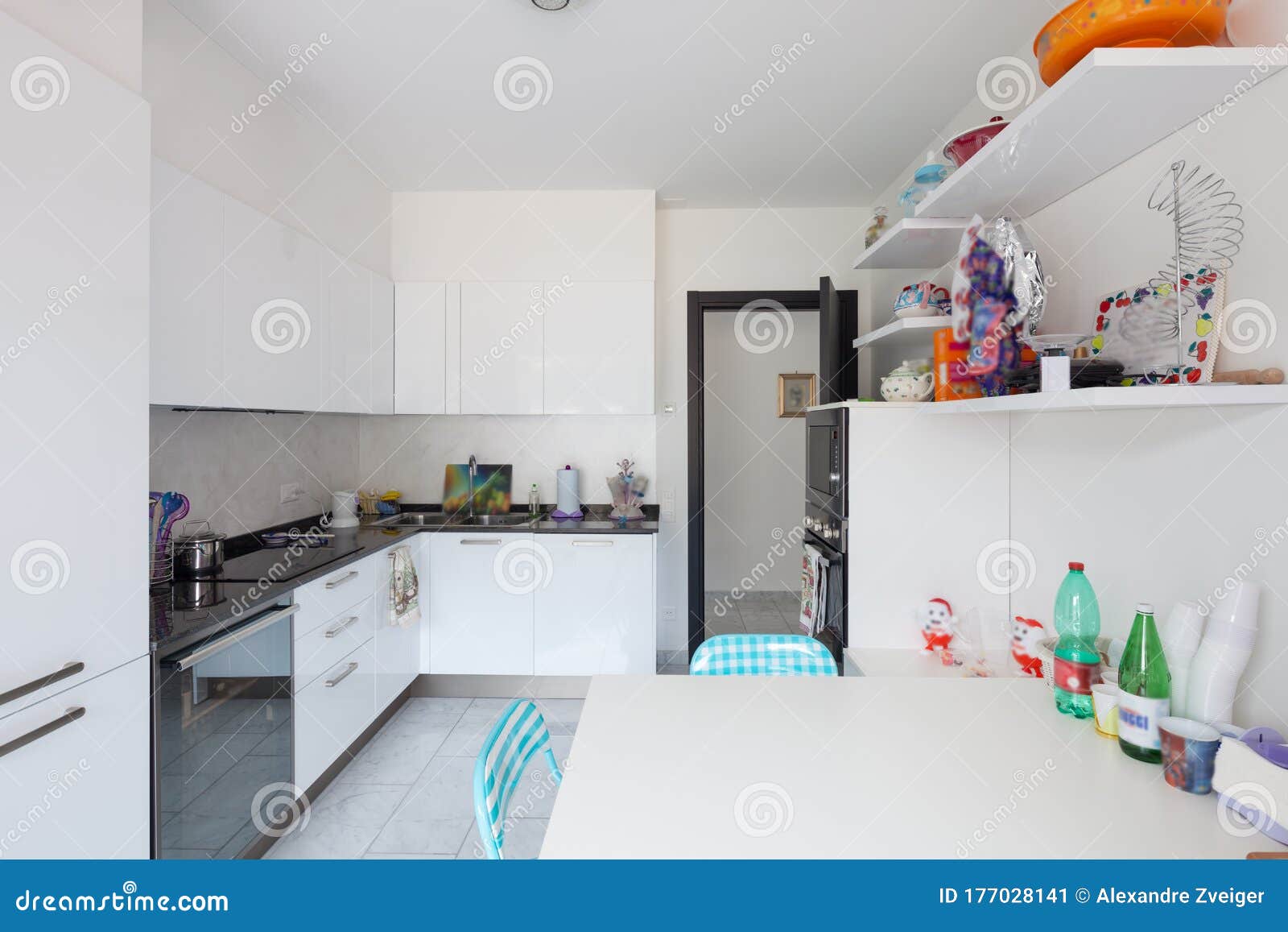 Small Kitchen of Poor People but Still Having Dignity Stock Image ...
