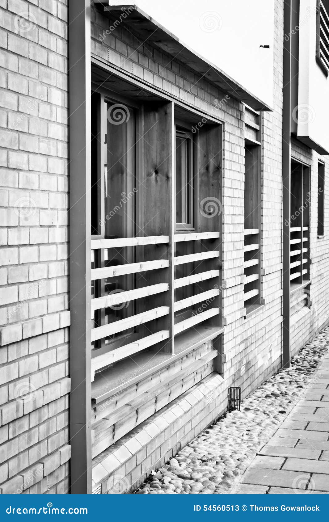 Modern apartment windows stock image. Image of feature - 54560513