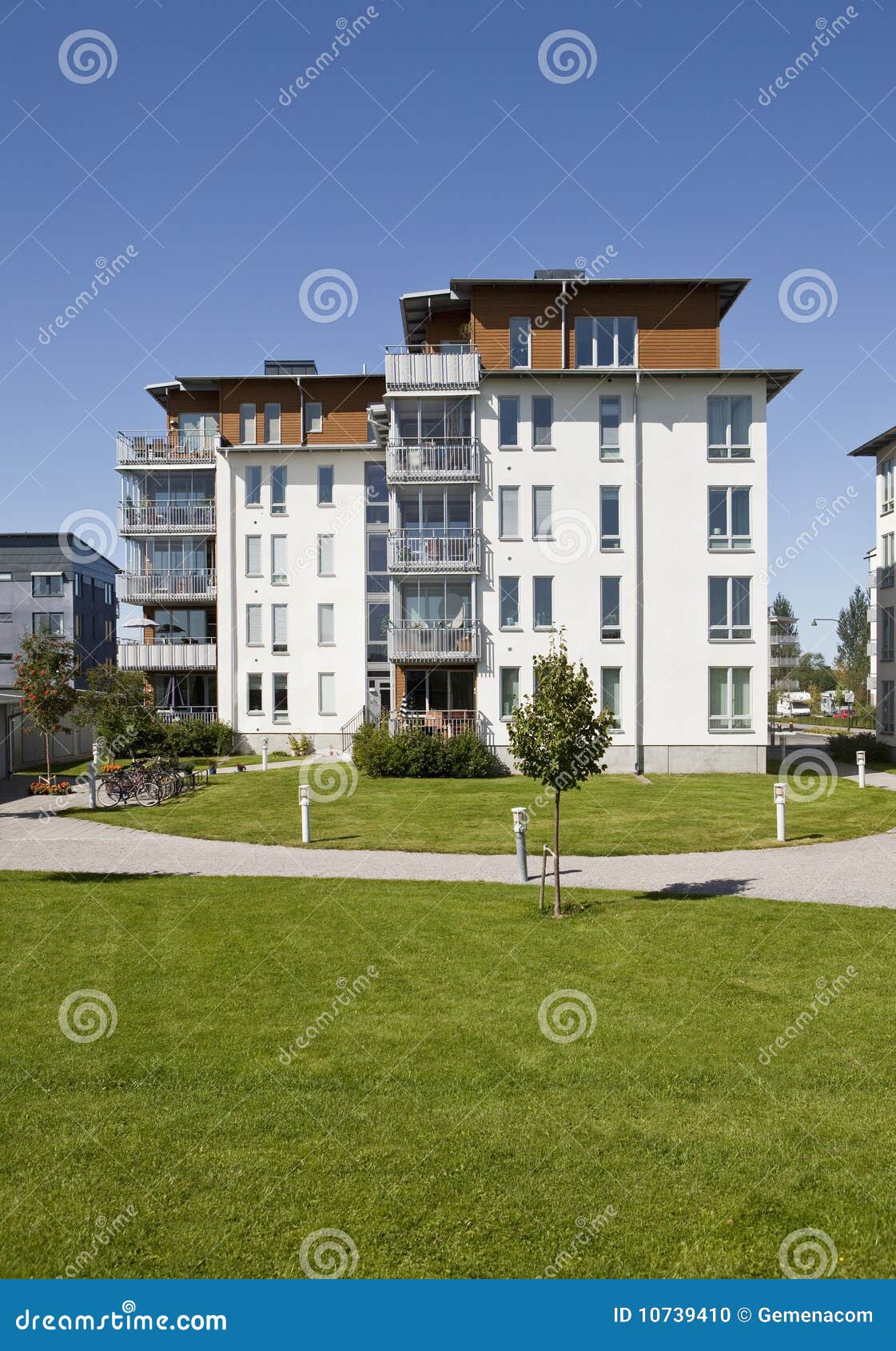 Modern apartments stock photo. Image of urab, estete - 10739410
