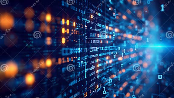 Modern Application Program Background with Abstract Computer Code and ...