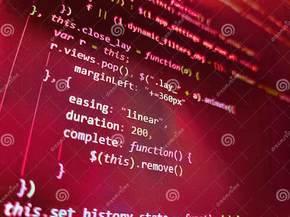 Modern Application Source Abstract Algorithm Concept Screen Of Web