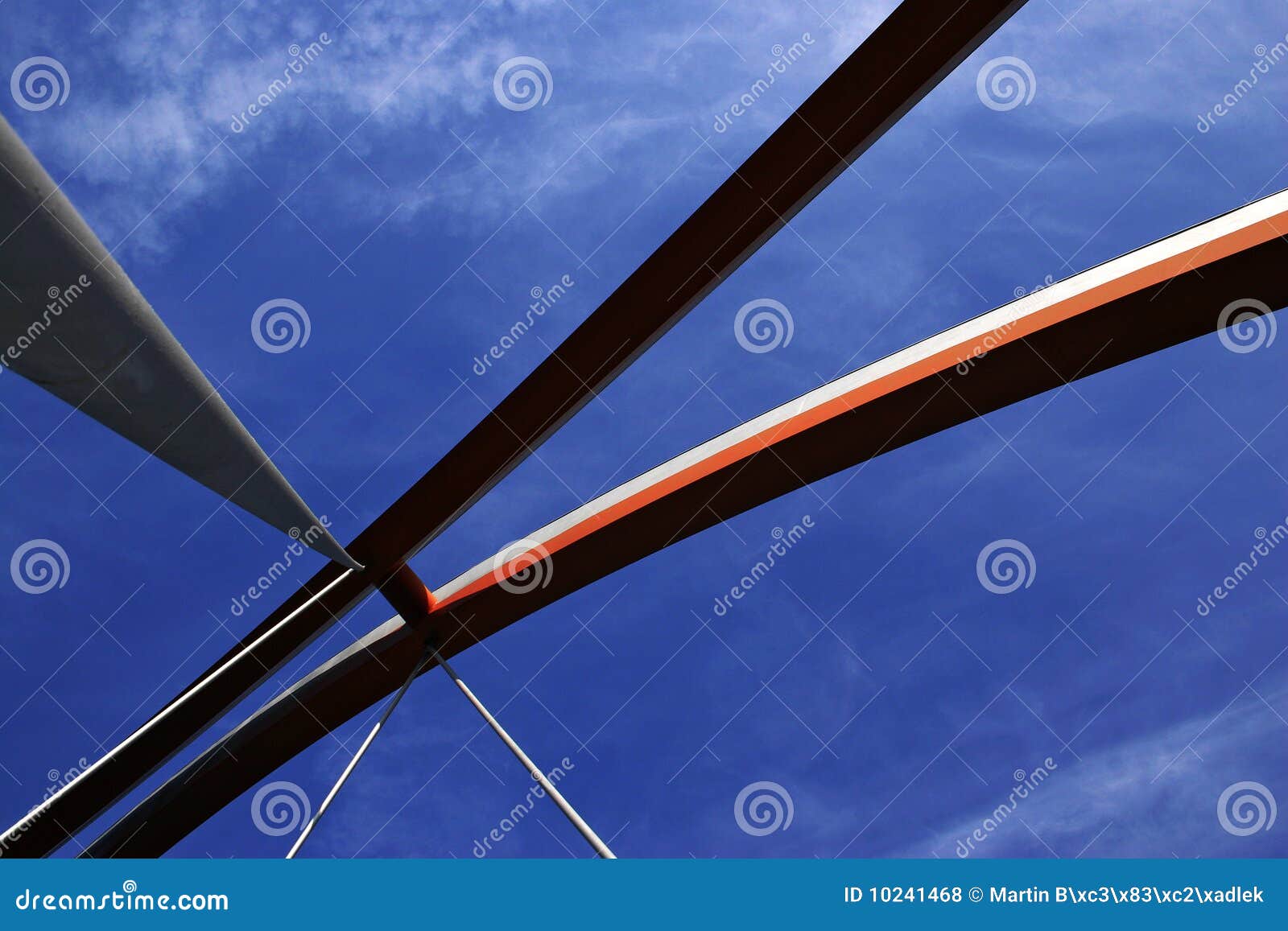 Modern arch bridge stock photo. Image of arch, bend, crossing - 10241468