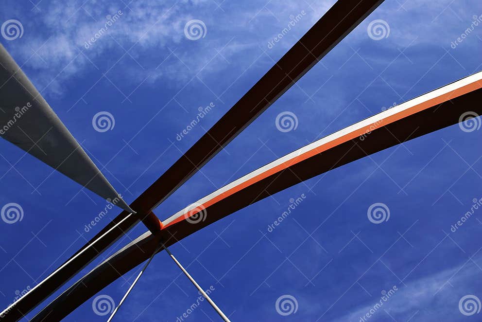 Modern arch bridge stock photo. Image of arch, bend, crossing - 10241468