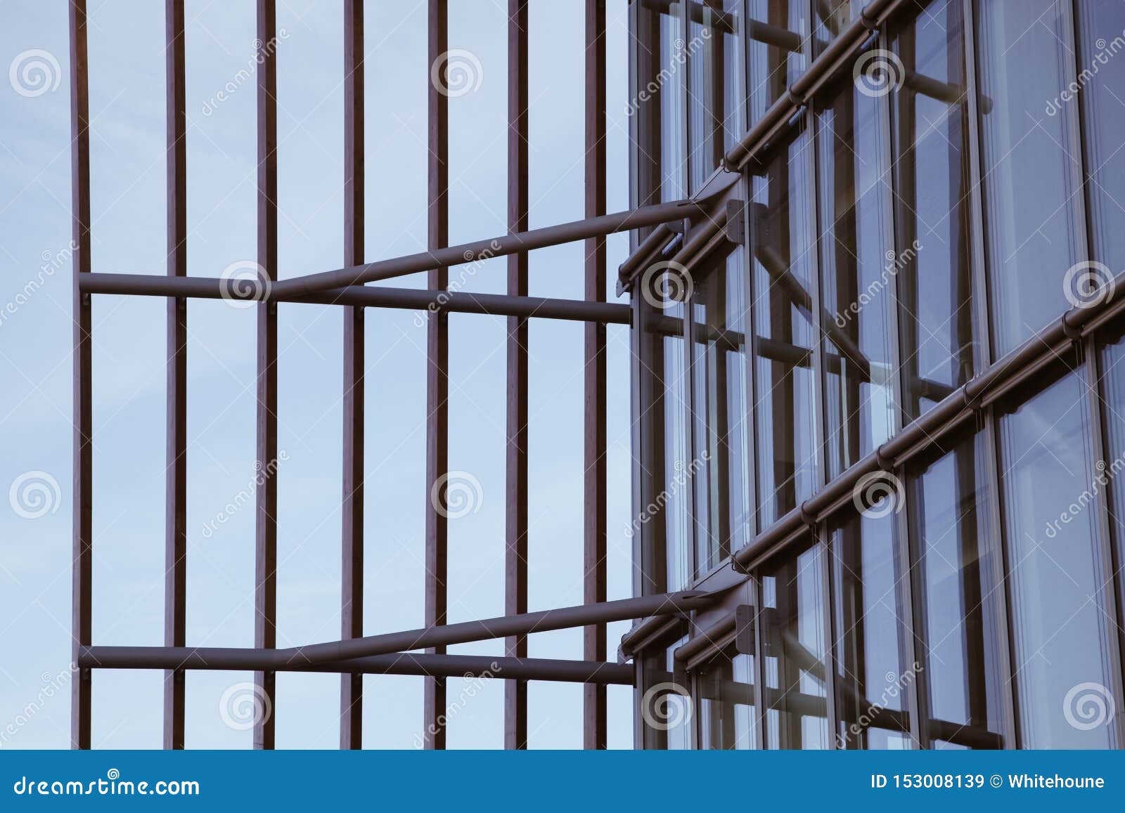 Modern Architectural Background with Building Facade Frameworks Stock ...