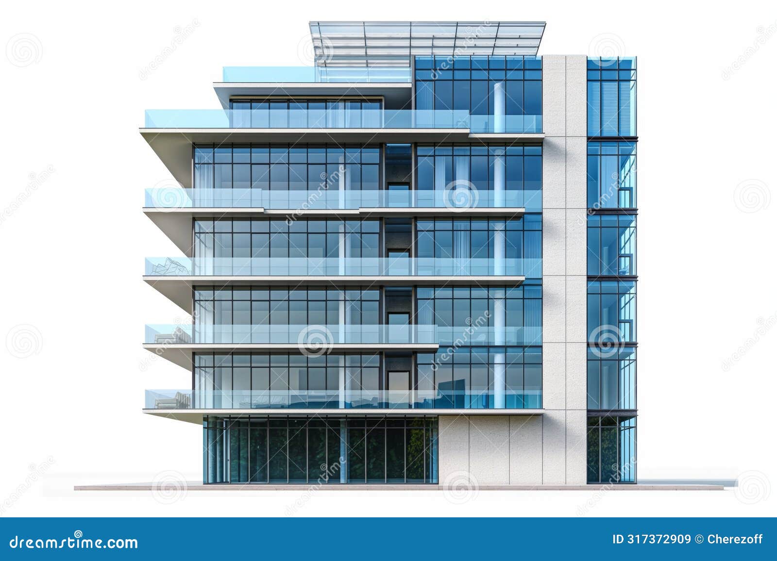 Modern Architectural Building Design Stock Image - Image of structure ...