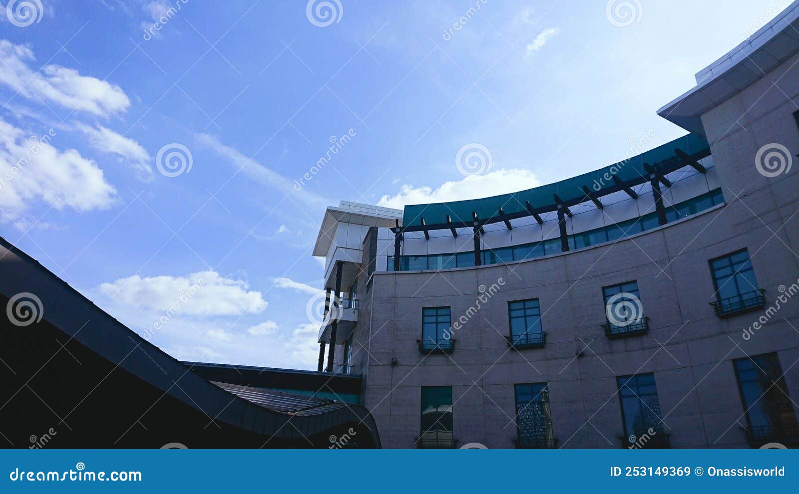 Modern European Architectural Building Design Outdoors Construction ...