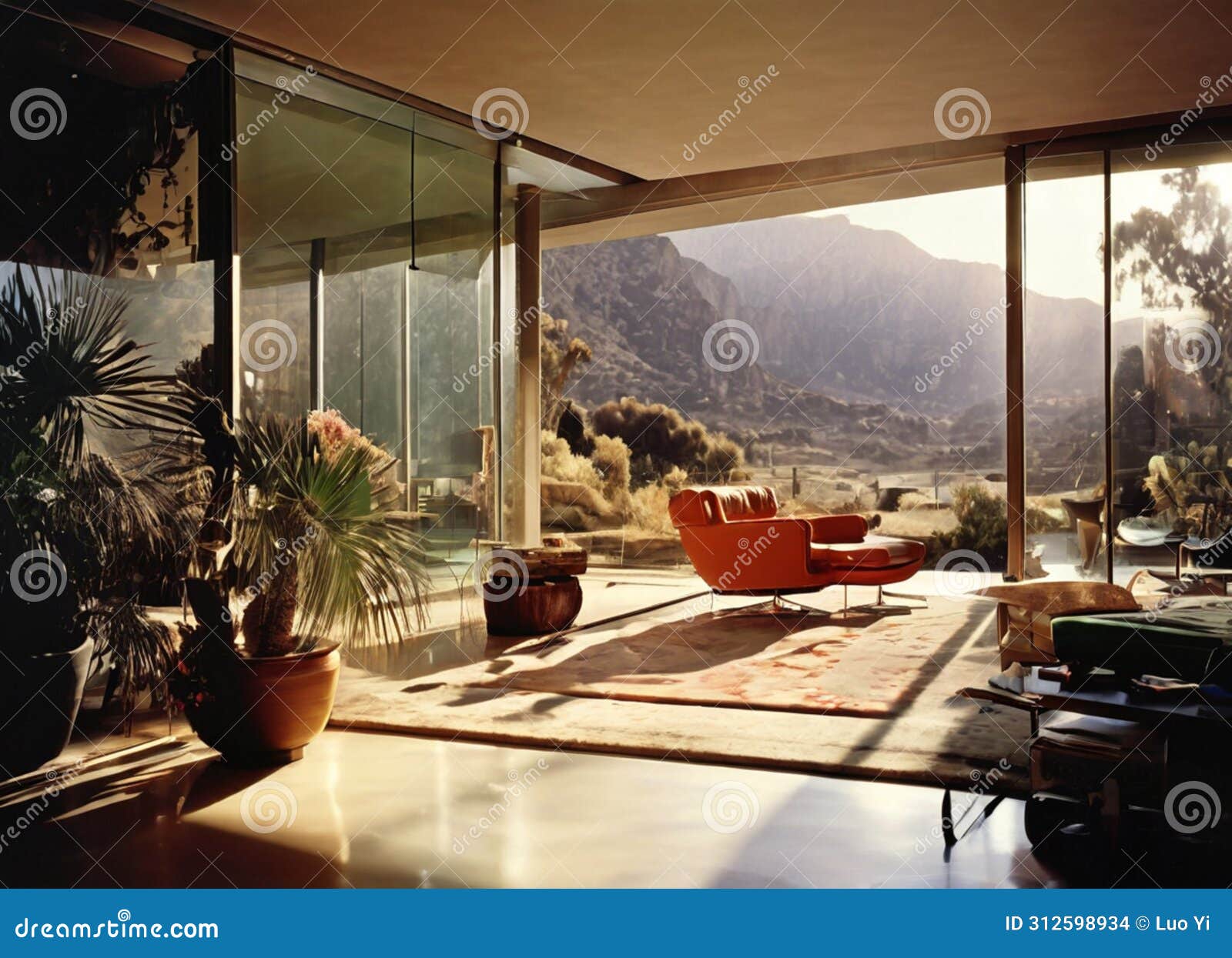 Modern Architectural Building with Large Glass Windows Stock ...