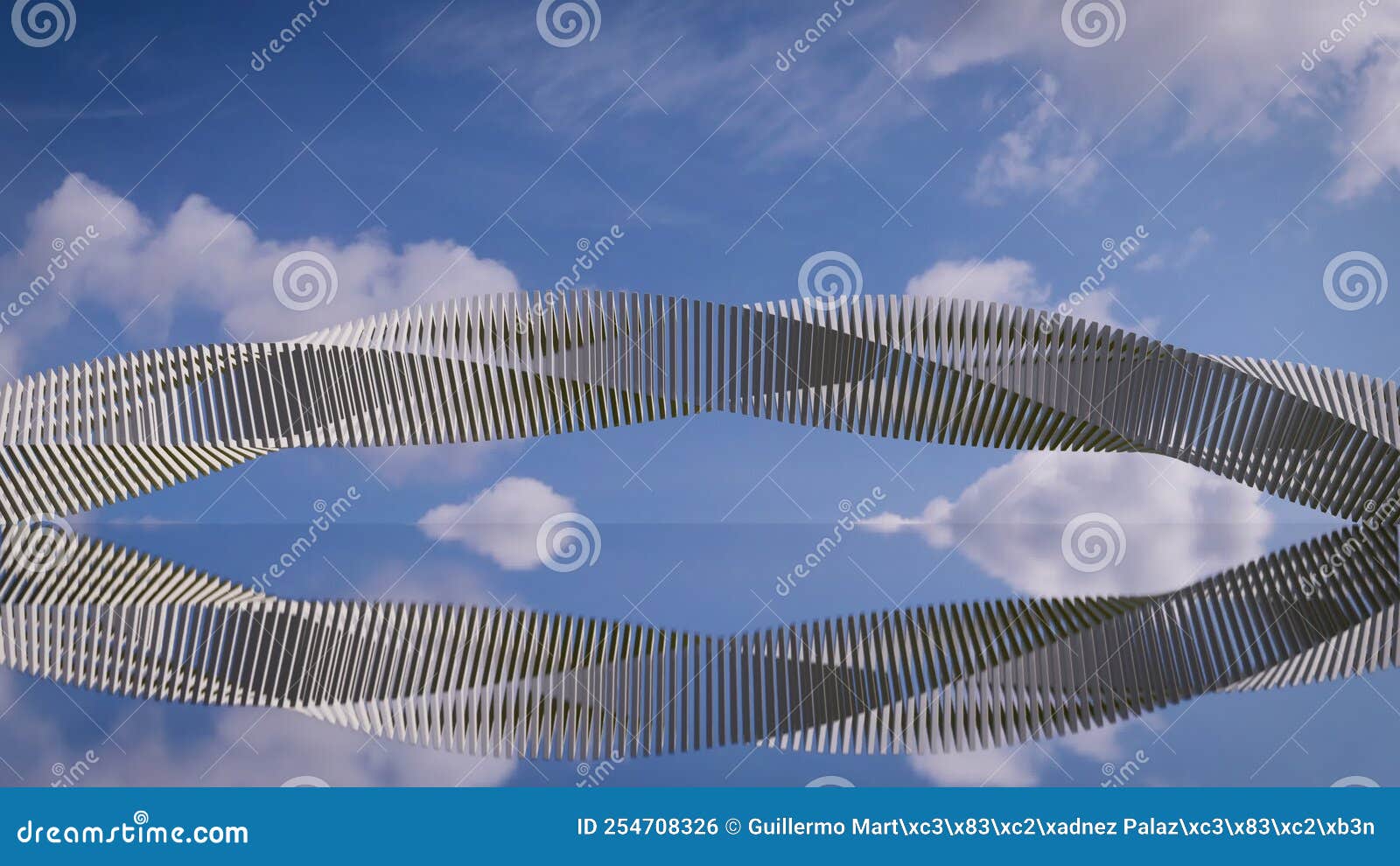 Modern Architectural Construction in Movement that is Reflected in the ...